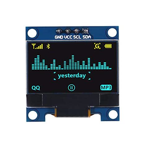 Buy Almocn 2pcs 0 96 Oled Module I2c Iic Serial 12864 128x64 Oled Display Module With Ssd 1306