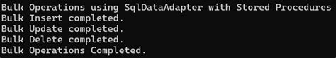 Bulk Operations Using Sqldataadapter In Adonet Core Dot Net Tutorials
