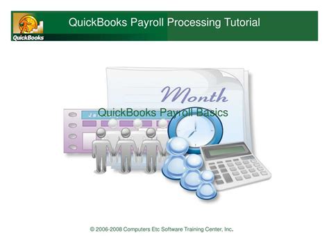 PPT QuickBooks Payroll Processing Tutorial PowerPoint Presentation Free Download ID 401094