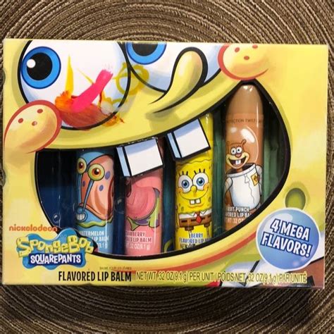 Spongebob Mega Lip Balm Set In 2025 Spongebob The Balm Lip Balm Set