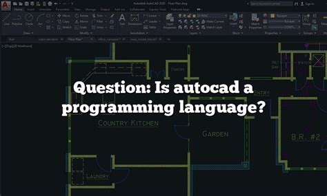 Question Is Autocad A Programming Language Caddikt