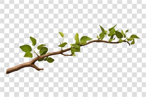 PNG Tree Branch Tree Plant Leaf Premium AI Generated PSD