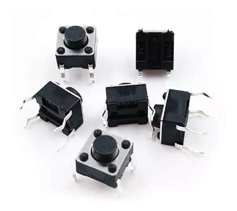 Mini Interruptor Mini Pulsador 6x6x5mm X 10 Unidades Cuotas sin interés
