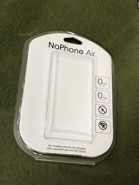 ついにあの「NoPhone」の新作「Air」が届きました「説明文にワロタ」「『無を取得』かよ」 - Togetter [トゥギャッター]