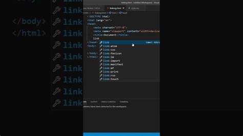 How To Link Css To Html In Vscode How To Link Css To Html Youtube