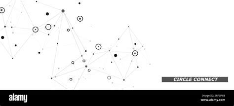 Pattern With Connection Technology Global Network Connection White