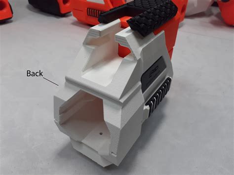 Prometheus Block Head Barrel Extension 3d Printed Solid