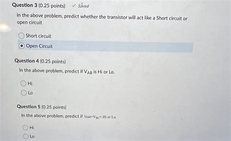 Solved In The Following Circuit Light Is Blocked From Chegg
