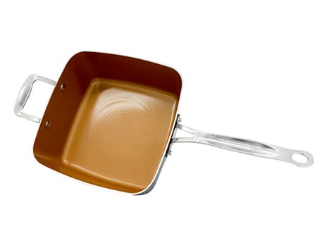 Gotham Steel Deep Square Frying Pan Set