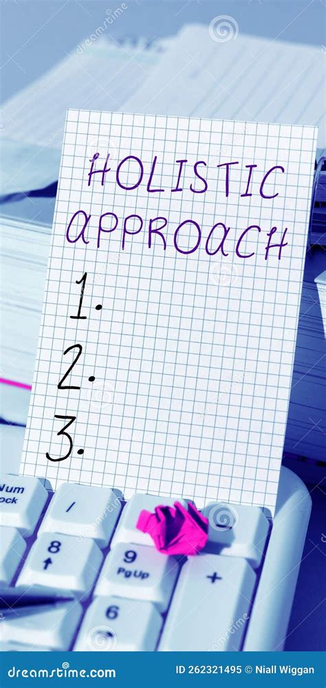 Conceptual Display Holistic Approach Internet Concept Characterized Belief That Parts Something