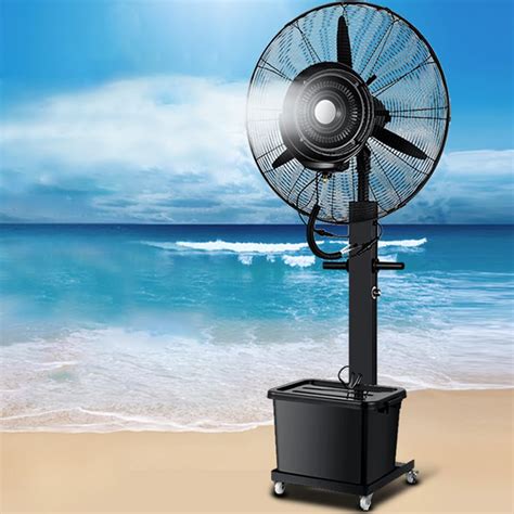 Outdoor Pedestal Fans Industrial New Outdoor Misting Oscillating