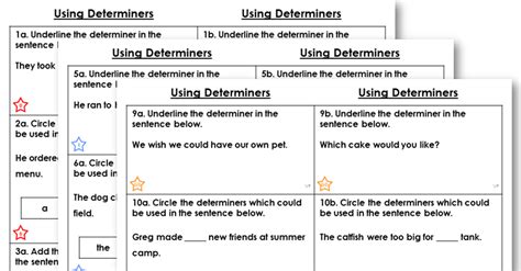 Year 3 Using Determiners Lesson Classroom Secrets Classroom Secrets