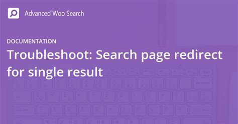Fix Search Page Redirect For Single Result