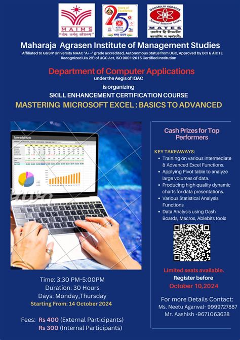 Vac Mastering Excel Maims