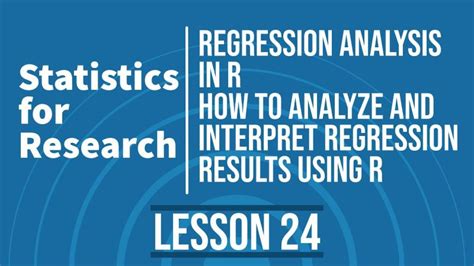 khawaja fawad latif on linkedin statistics for research l24 regression analysis using r