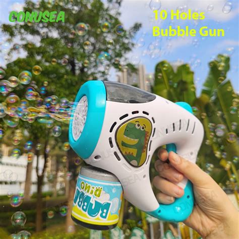 자동 전기 비눗방울 총 기계 송풍기 야외 결혼식 파티 어린이날 여름 장난감 선물 Aliexpress