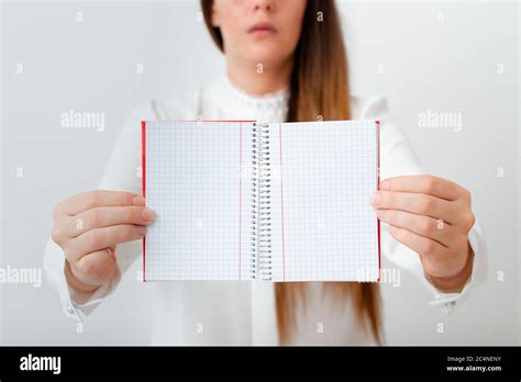 Model Displaying Different Empty Color Notepad Mock Up For Writing Idea Stock Photo Alamy