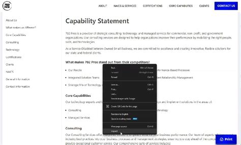 Guide To Setting Up And Debugging A Print Style Sheet Inspect Print For Website 702 Pros