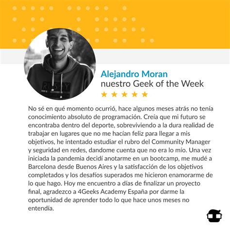 Alejandro Moran Posted On Linkedin