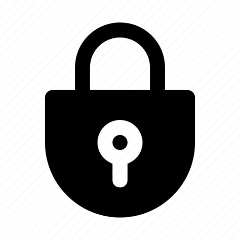 Internet Lock Locked Padlock Password Secure Security Icon