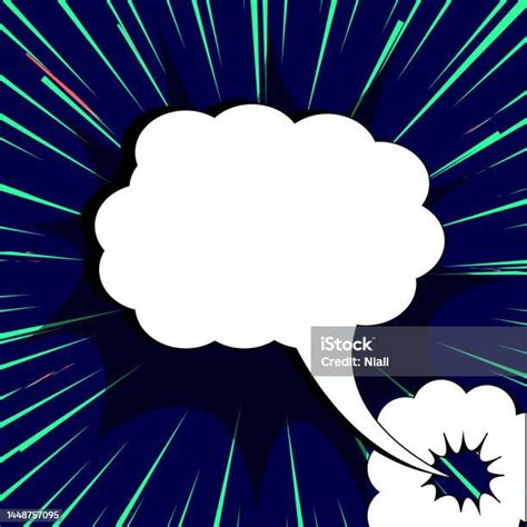 복사 공간과 다채로운 낙서가있는 만화 빈 연설 거품 소셜 미디어 메시징 및 연결을 나타내는 폭발 프레임 워크에서 빈 템플릿 디자인 공란에 대한 스톡 벡터 아트 및 기타