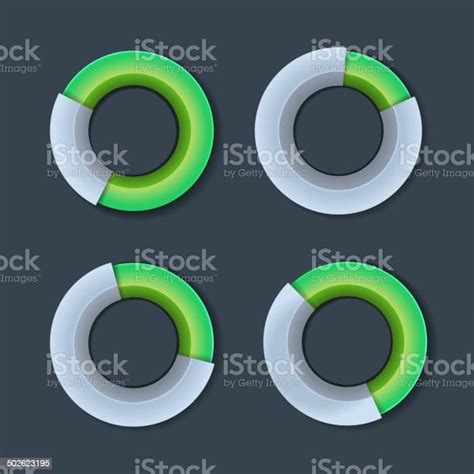 인포그래픽 차트별 링형 다이어그램 설정합니다 벡터 0명에 대한 스톡 벡터 아트 및 기타 이미지 0명 그래프 금융 Istock