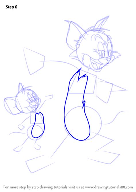 How To Draw Tom And Jerry Tom And Jerry Step By Step DrawingTutorials101 Com