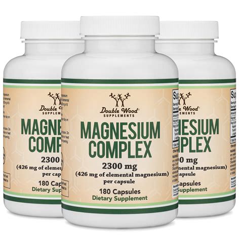 Magnesium Complex Supplement Double Wood Supplements