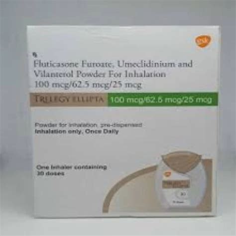 Trelegy Ellipta Inhaler At ₹ 5575piece Asthma Inhaler In Walani Id