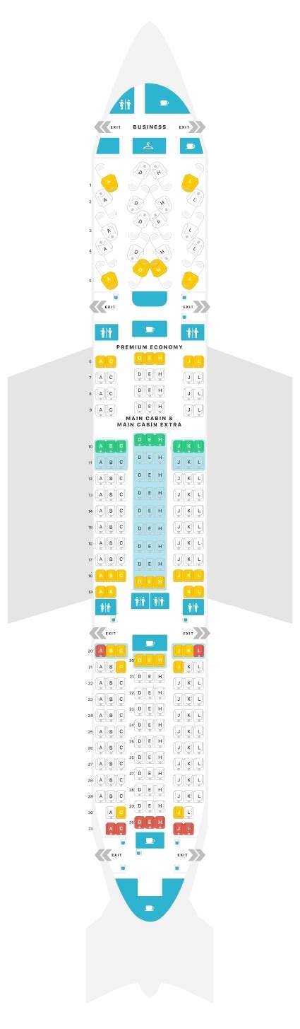 Boeing 787 8 American Airlines Seat Map Airportix
