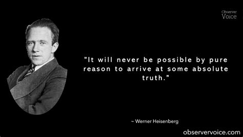 Top 13 Werner Heisenberg Quotes Observer Voice
