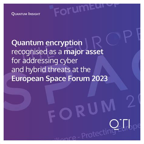 Qti Srl On Linkedin Connectivity Evp Iris2 Quantumencryption