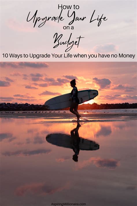 how to upgrade your life on a budget