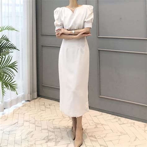 헤이올라 튤립 하트넥 벌룬 셔링 퍼프소매 H라인 롱원피스크림 아이보리 블랙우아한 고급스러운 결혼식하객 돌잔치엄마 상견례 셀프웨딩 여성정장 맥시드레스 데이트 기념일룩