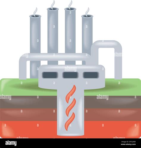 Geothermal Renewable Energy Ground Sources Stock Vector Image And Art Alamy