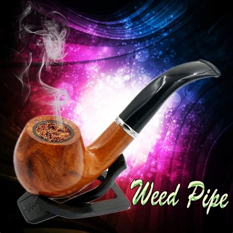 New Classic Wooden Smoking Cigarette Pipes Wood Pipe Durable Wooden