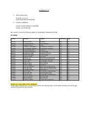 Creating A MySQL Database For Student Information Tables Course Hero