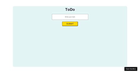 Todo Codesandbox