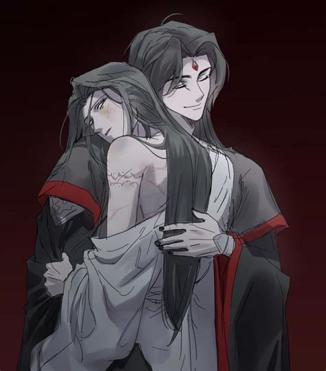 Luo Binghe And Shen Jiu Renzha Fanpai Zijiu Xitong Drawn By