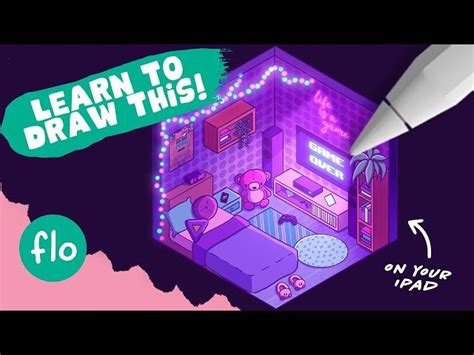 Free Video Anyone Can Draw This Isometric Room In Procreate From Art With Flo Class Central