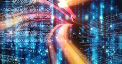 light coding representation in the city fictitious place and building stock illustration