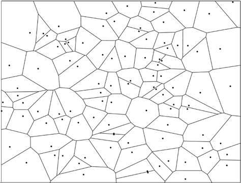 Two Dimensional Voronoi Tessellation Download Scientific Diagram
