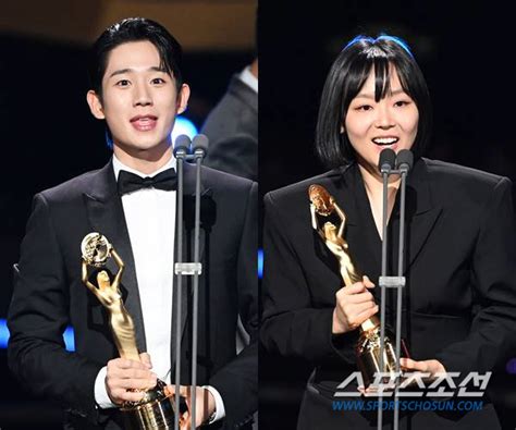 [청룡영화상] 가능성 봤고 희망이 됐다 정해인·이상희 역대급 경합 끝 남녀조연상 수상