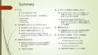 Low Dimensional Hyperbolic Knowledge Graph Embeddings PPT