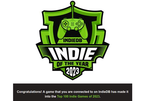 my godot game made into the indie of the year top 100 thanks for your
