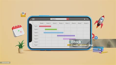 프로젝트 관리 시스템 Gantt 차트로 계획하고 워크 플로우 작업 진행 상황 의제 계획 작업 계획 수립을 구성합니다 모바일의