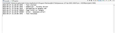 Structured Logging In Selenium With Logback And Slf4j By Bhavya Sudarsan Medium