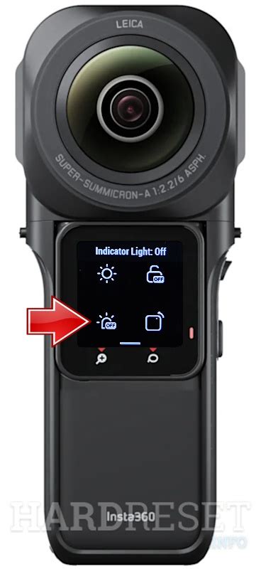 Enable Disable Light Indicators Insta360 One Rs 1 Inch 360 How To