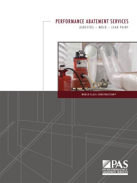 Performance Abatement Services Performance Contracting Inc