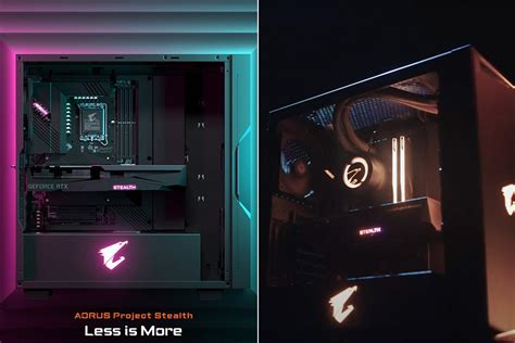 Gigabyte Aorus Project Stealth Computer Assembly Kit Gets Rid Of Clutter By Hiding The Cables